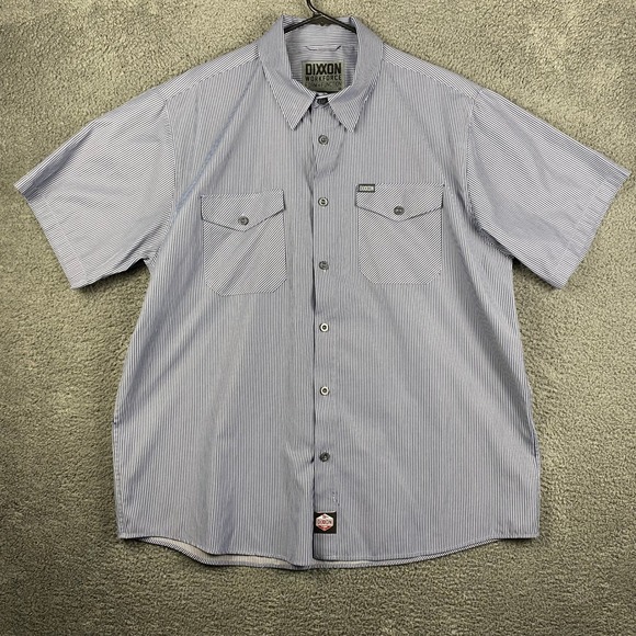 DIXXON | Shirts | Dixxon Flannel Co Striped Short Sleeve Work Shirt ...